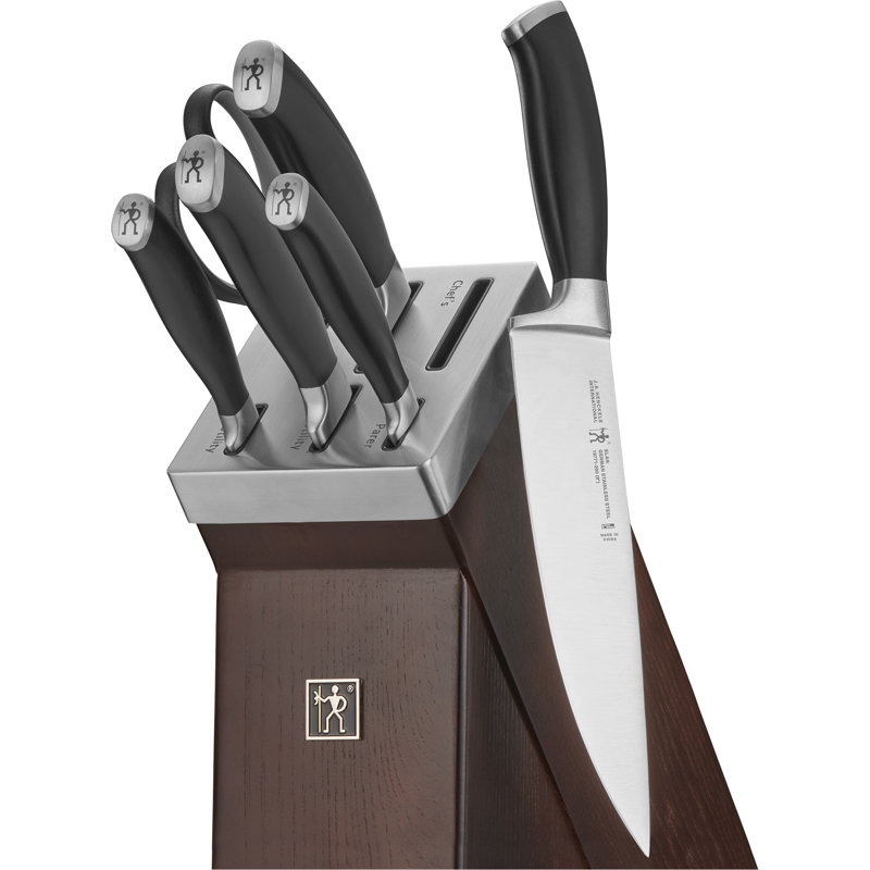 HENCKELS Elan 7-Piece Self-Sharpening Knife Block Set | Wayfair