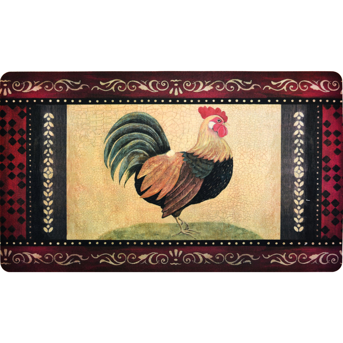 Fleur De Lis Living Potvin Cushioned Kitchen Mat & Reviews | Wayfair