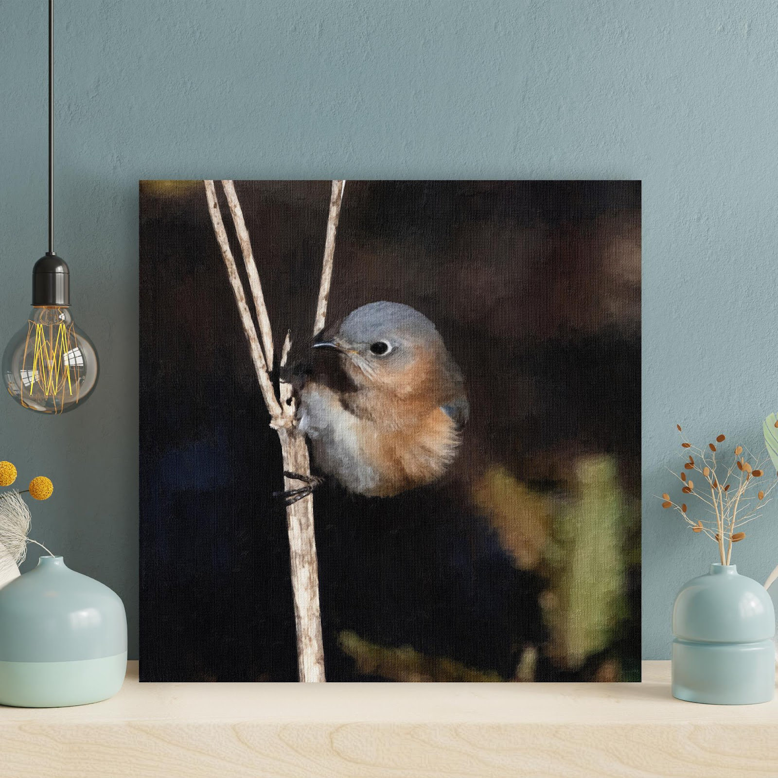 Latitude Run® A Sparrow Perching On A Twig During Daytime - 1 Piece ...