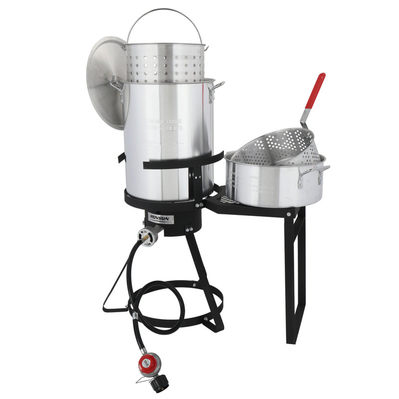 Winado 30qt Turkey Fryer With Basket Outdoor Propane Deep Fryers Burner ...