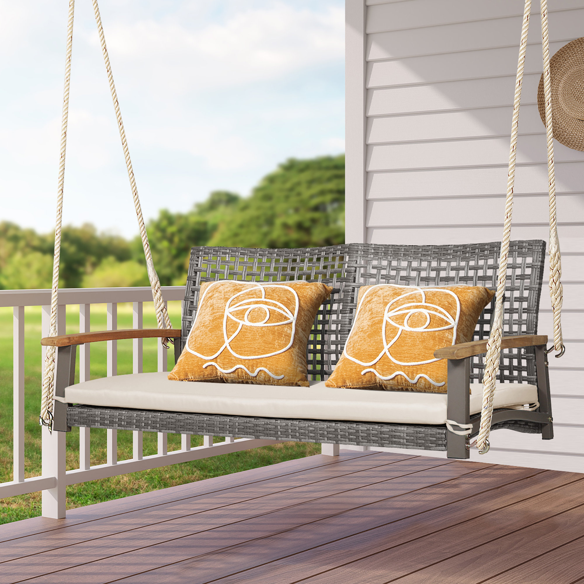 Bay Isle Home™ Meira Porch Swing | Wayfair