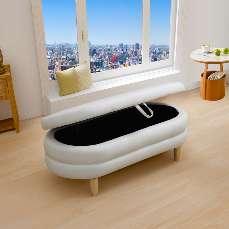 Ebern Designs Haakim Upholstered Ottoman - Wayfair Canada
