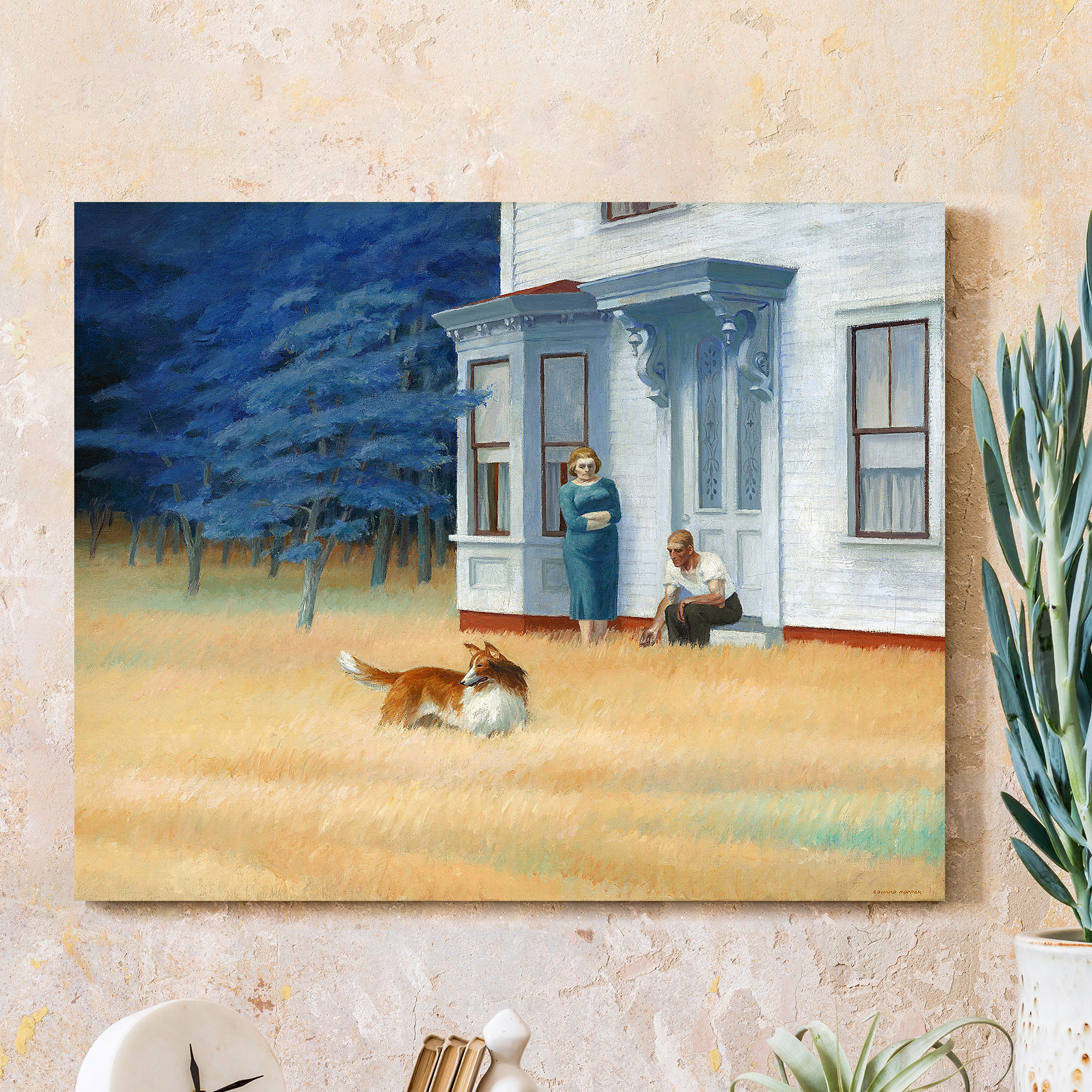 Winston Porter Cape Cod Evening by Edward hopper Size:1.5" Canvas ...