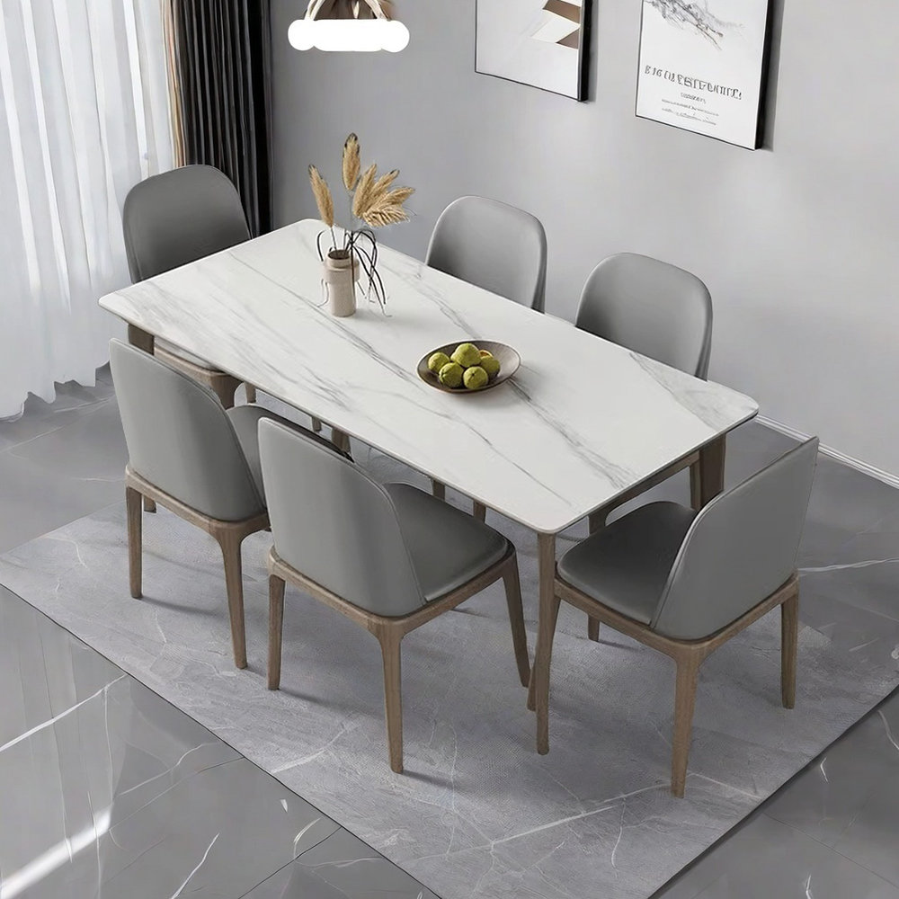 ASS Comfort Zone Modern simple solid wood dining table sets | Wayfair