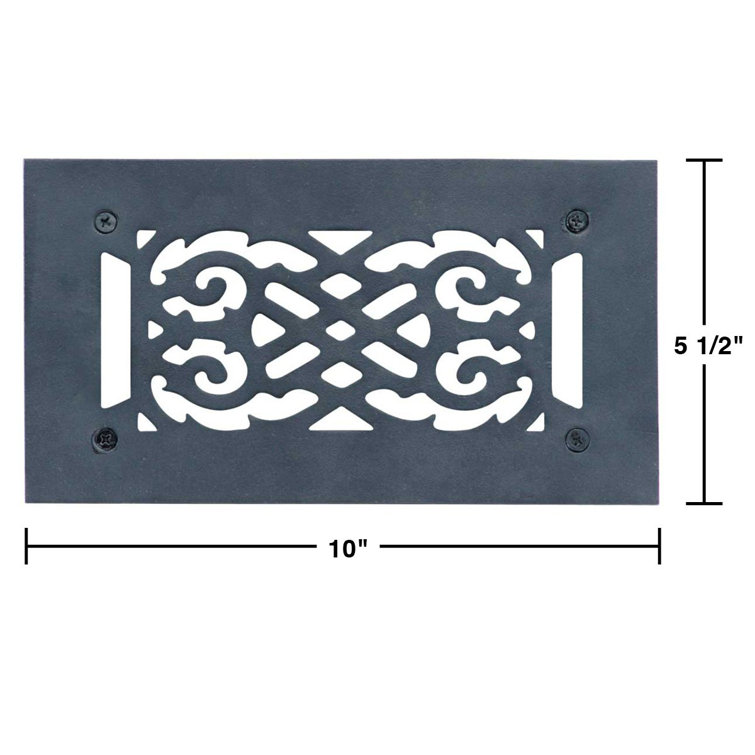 The Renovators Supply Inc. 5.5'' W x 10'' L Aluminum Outdoor Vent Cover ...