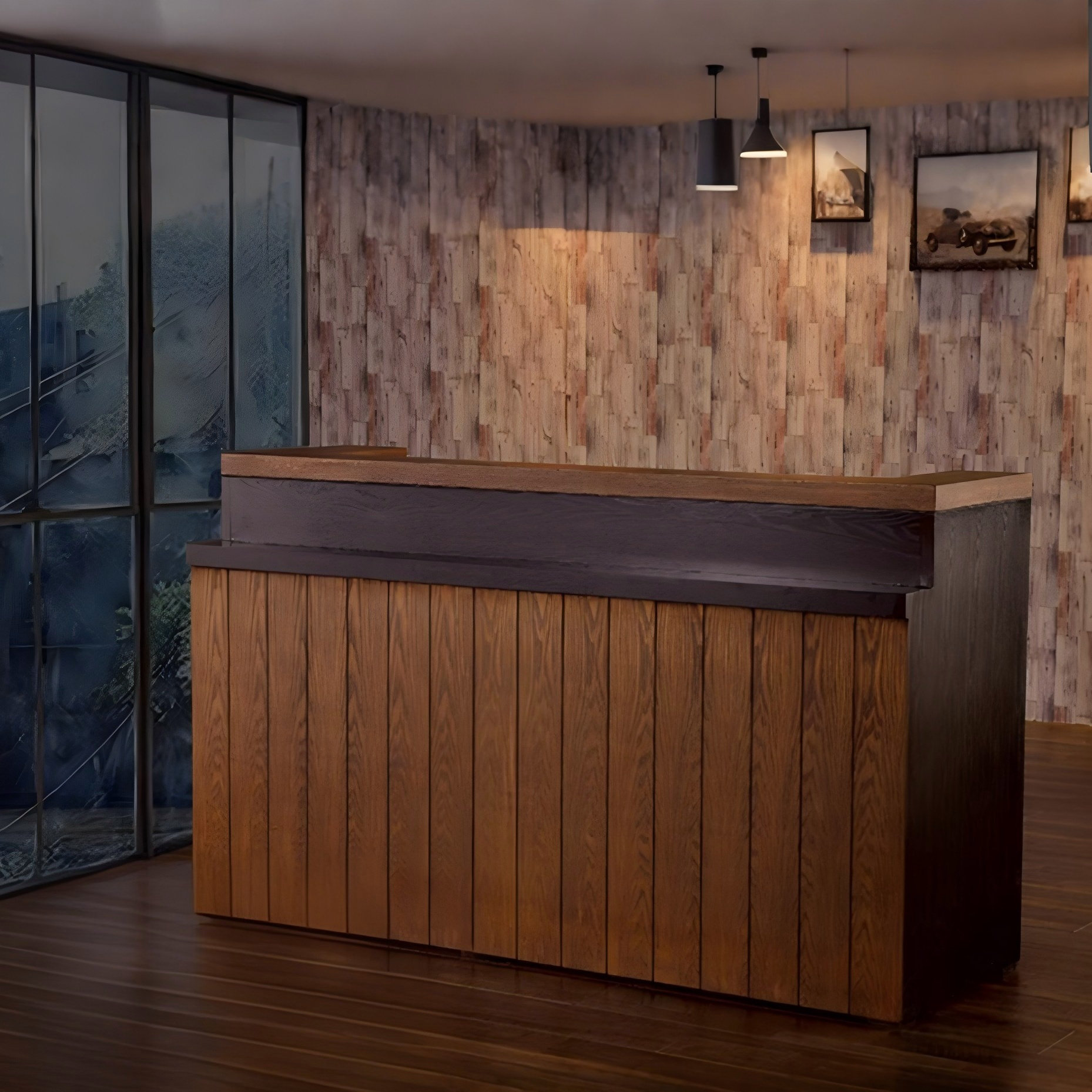 Latitude Run® Simple and Modern Rectangular Checkout Counter - Wayfair ...