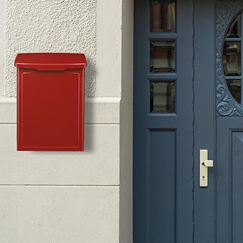 ZILNOX Galvanized Steel Mailboxes, Marina Wall Mount Mailbox For ...