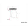 Mercer41 Sherbourne - Side Table - Grey | Wayfair