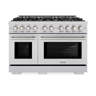 ZLINE 48 in. 6.7 cu. ft. Select Double Oven Dual Fuel Range in ...