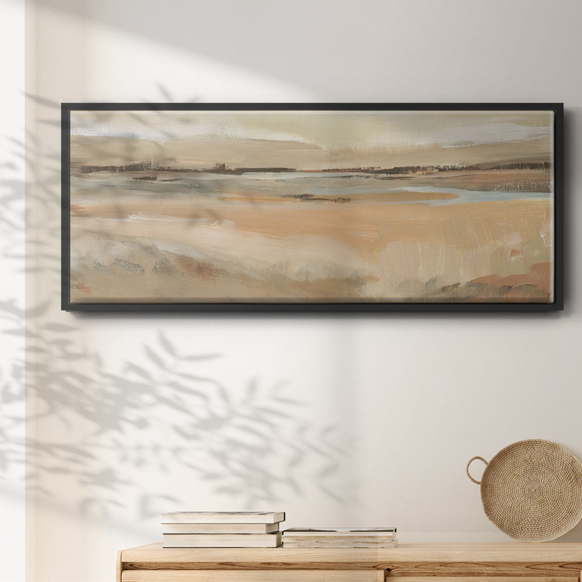 Wexford Home Earth Tone Landscape II- Framed Canvas | Wayfair