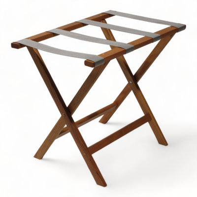 Wooden Mallet Folding Wood Luggage Rack & Reviews | Wayfair