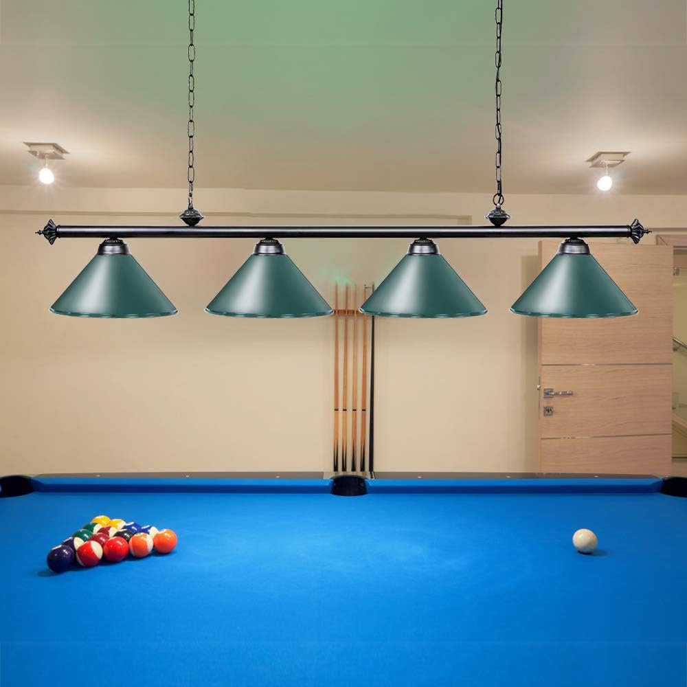 Williston Forge 70-Inch 4-Light Industrial Hanging Fixture For Billiard ...