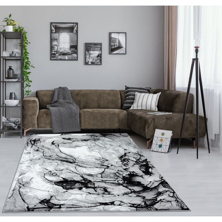 Everly Quinn Devola Abstract Rug & Reviews | Wayfair