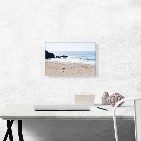 ARTCANVAS Beach Surf Surfing Board Canvas Art Print - Wayfair Canada