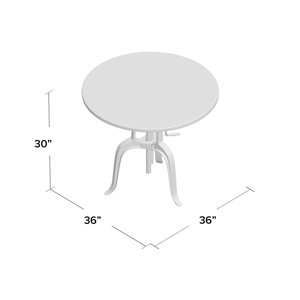 Williston Forge Jelinek Round Solid Wood Dining Table & Reviews | Wayfair