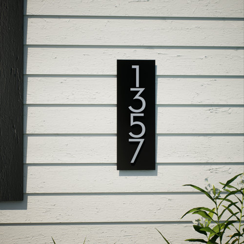 Post & Porch Simply Sweet Wall Address Plaque & Reviews | Wayfair