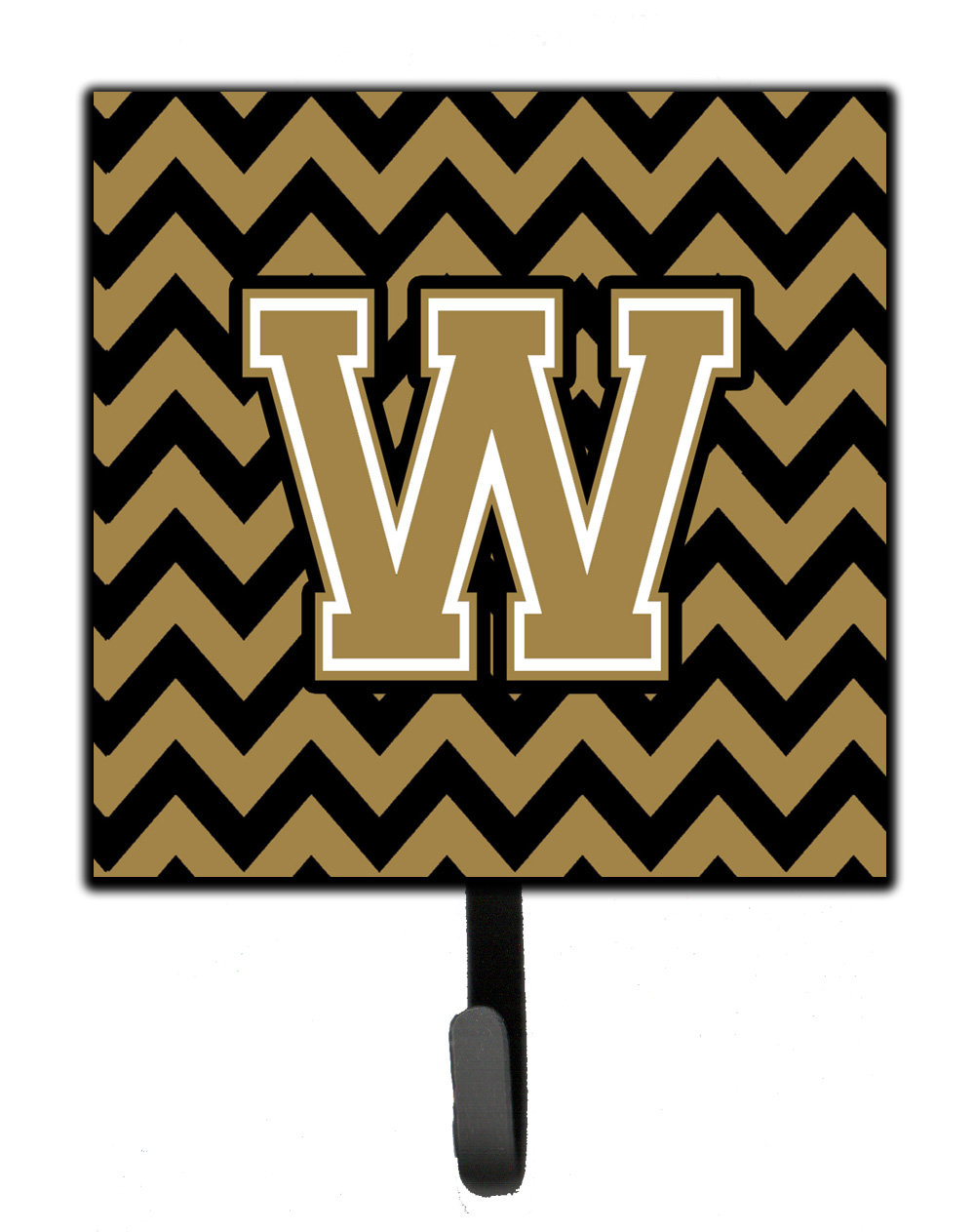 Ebern Designs Deshiya Letter C Chevron Garnet Wall Key Organizer with ...