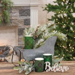 The Holiday Aisle® Galvanized Metal Sleigh & Reviews | Wayfair