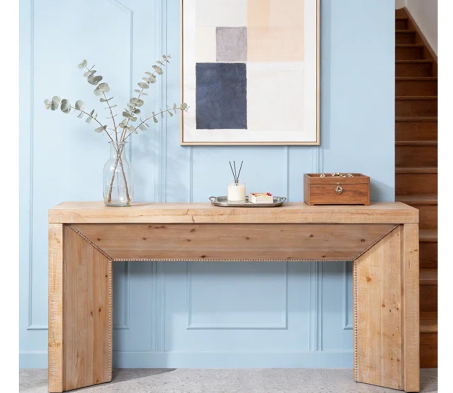 Latitude Run® 62-Inch Modern Rustic Petya with Durable Engineered Wood ...