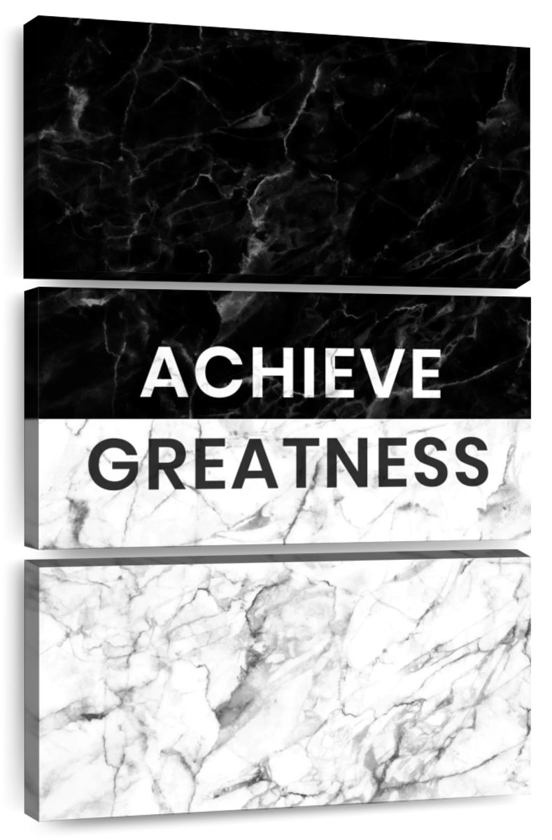 Elephant Stock Achieve Greatness Typography | Wayfair