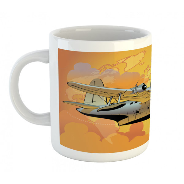East Urban Home Airplane Coffee Mug | Wayfair