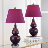 Purple Table Lamps You'll Love | Wayfair
