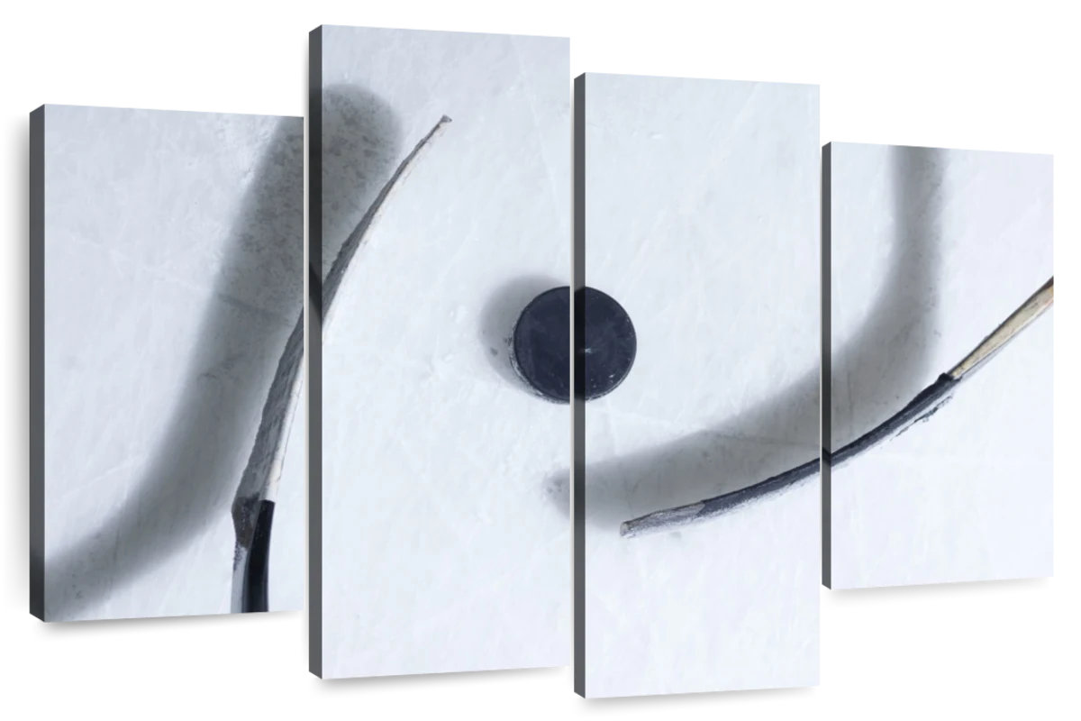 Ebern Designs Sireci Puck Drop Ice Hockey | Wayfair