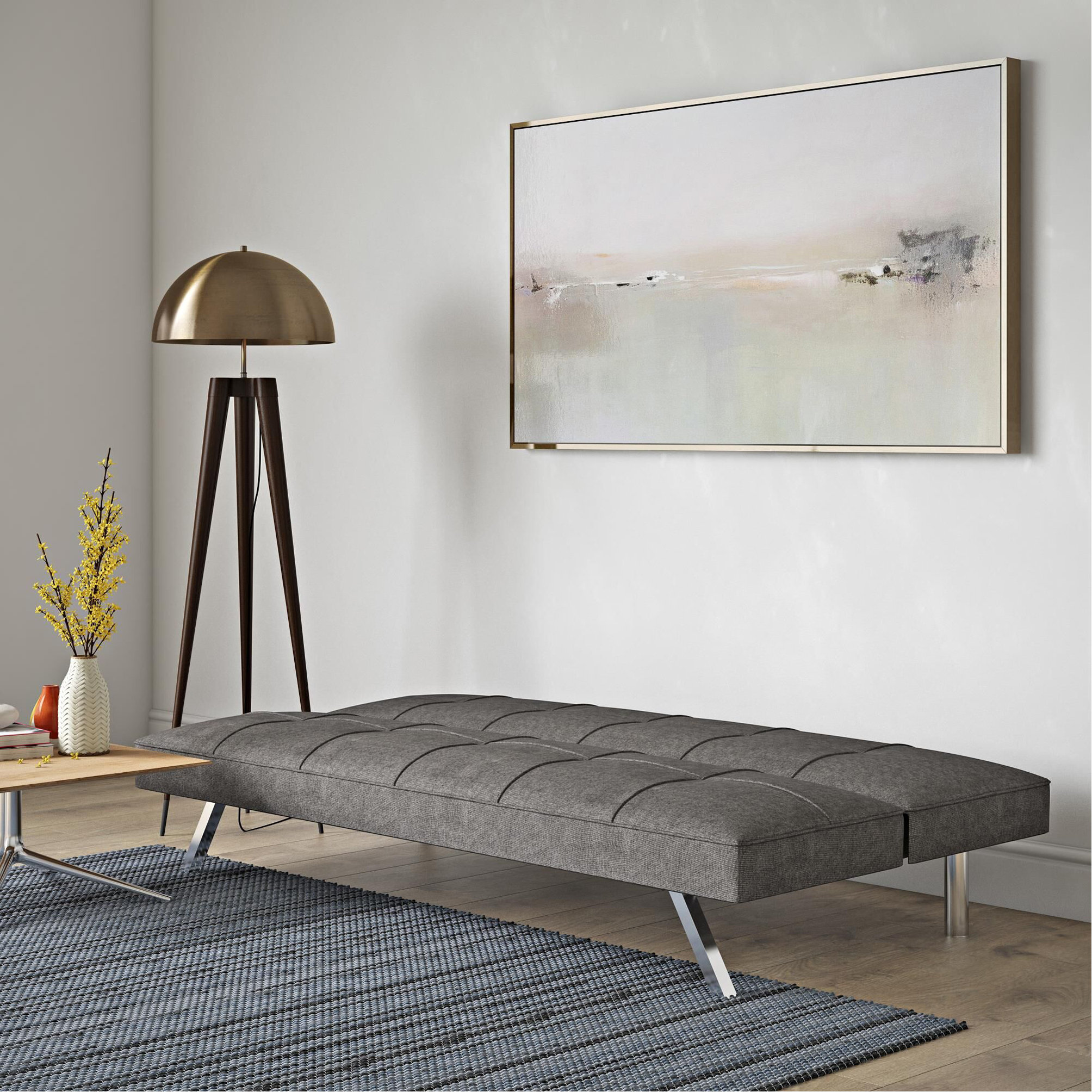 George Oliver Teaona Fabric Upholstered Sofa Bed, Modern Sofa, Accent ...