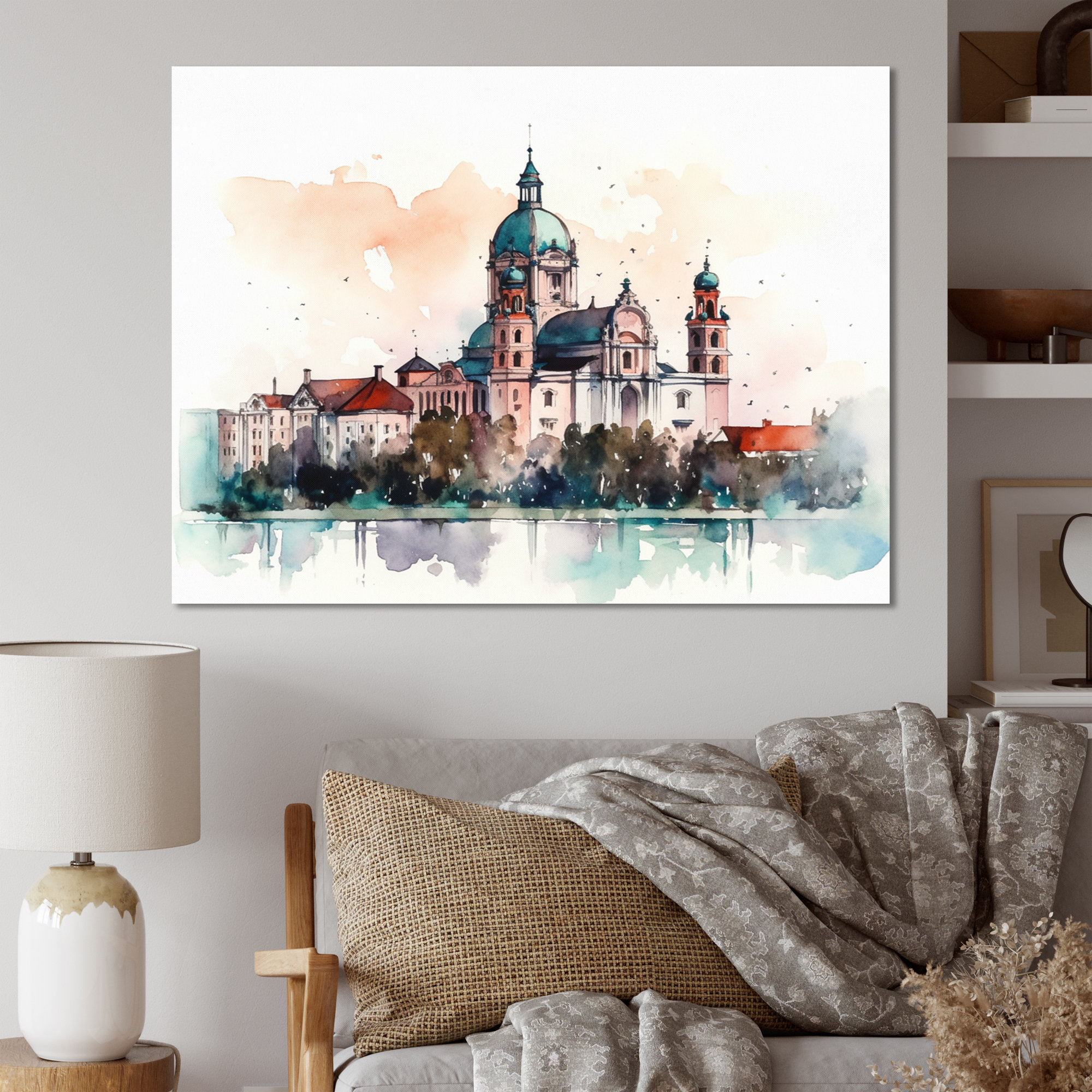 Red Barrel Studio® Roselean Green And Brown Munich Opulence III On ...