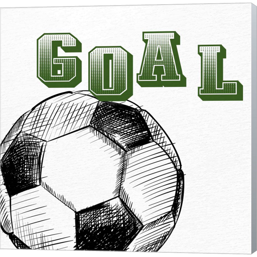 Winston Porter Goal by Kimberly Allen - Unframed Graphic Art on Canvas ...