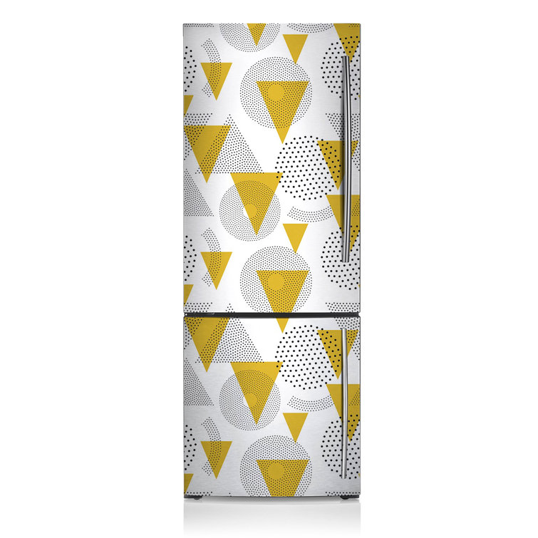 Ivy Bronx Circles and Triangles Freezer Door Sticker | Wayfair.co.uk