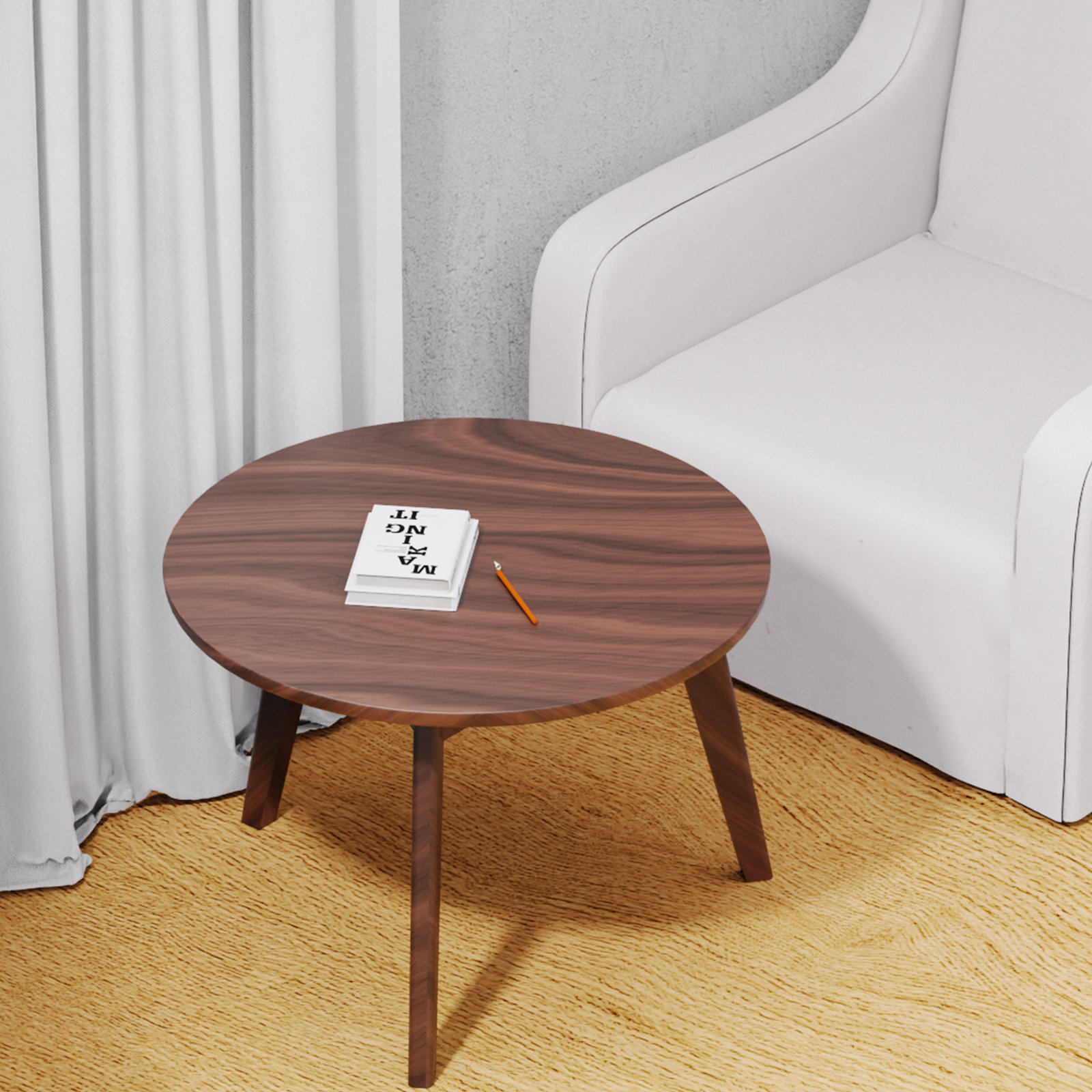 George Oliver Solid Wood Coffee Table Top Plate Desk Center Table | Wayfair