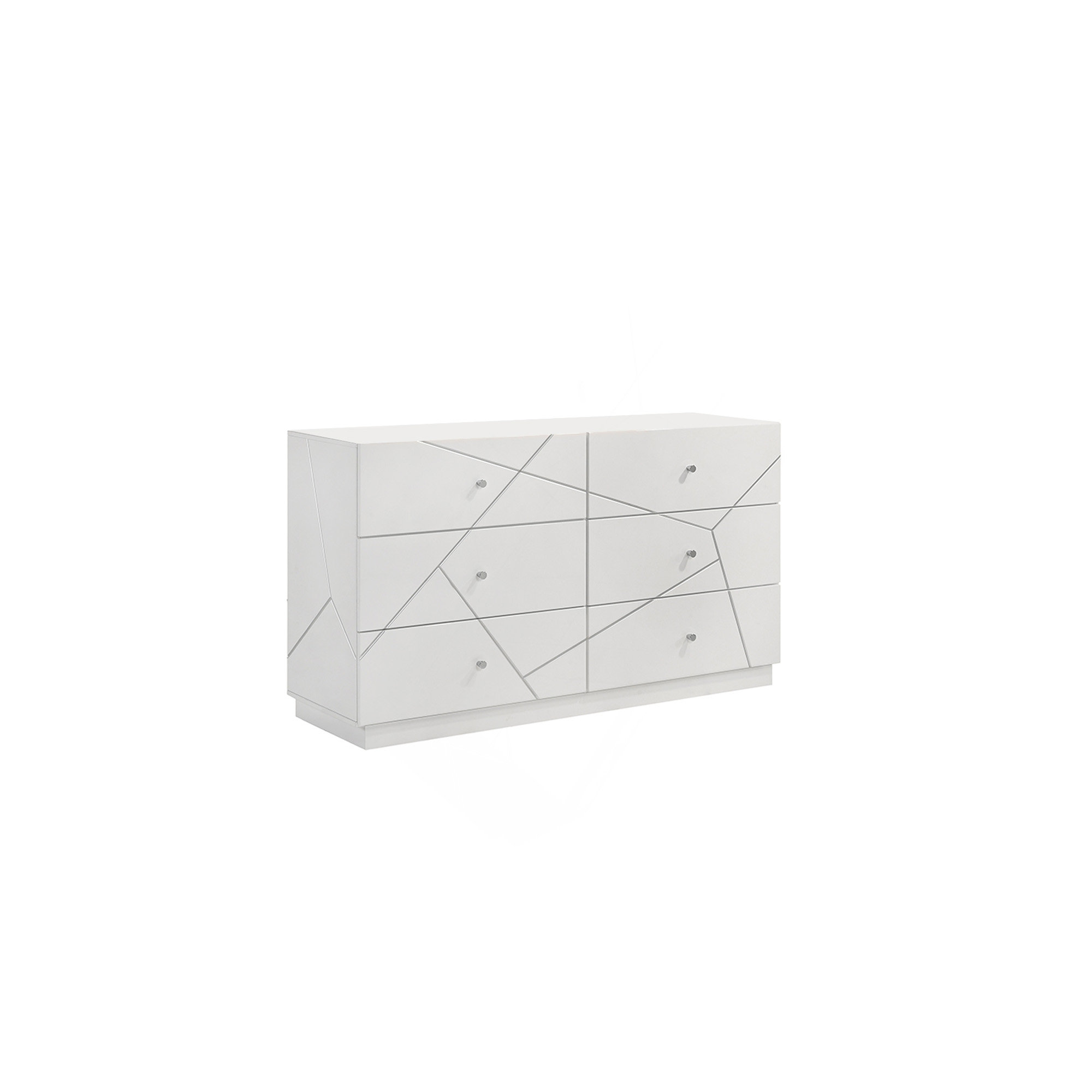 Orren Ellis Sophisticated Dresser With Geometric Design And Premium ...