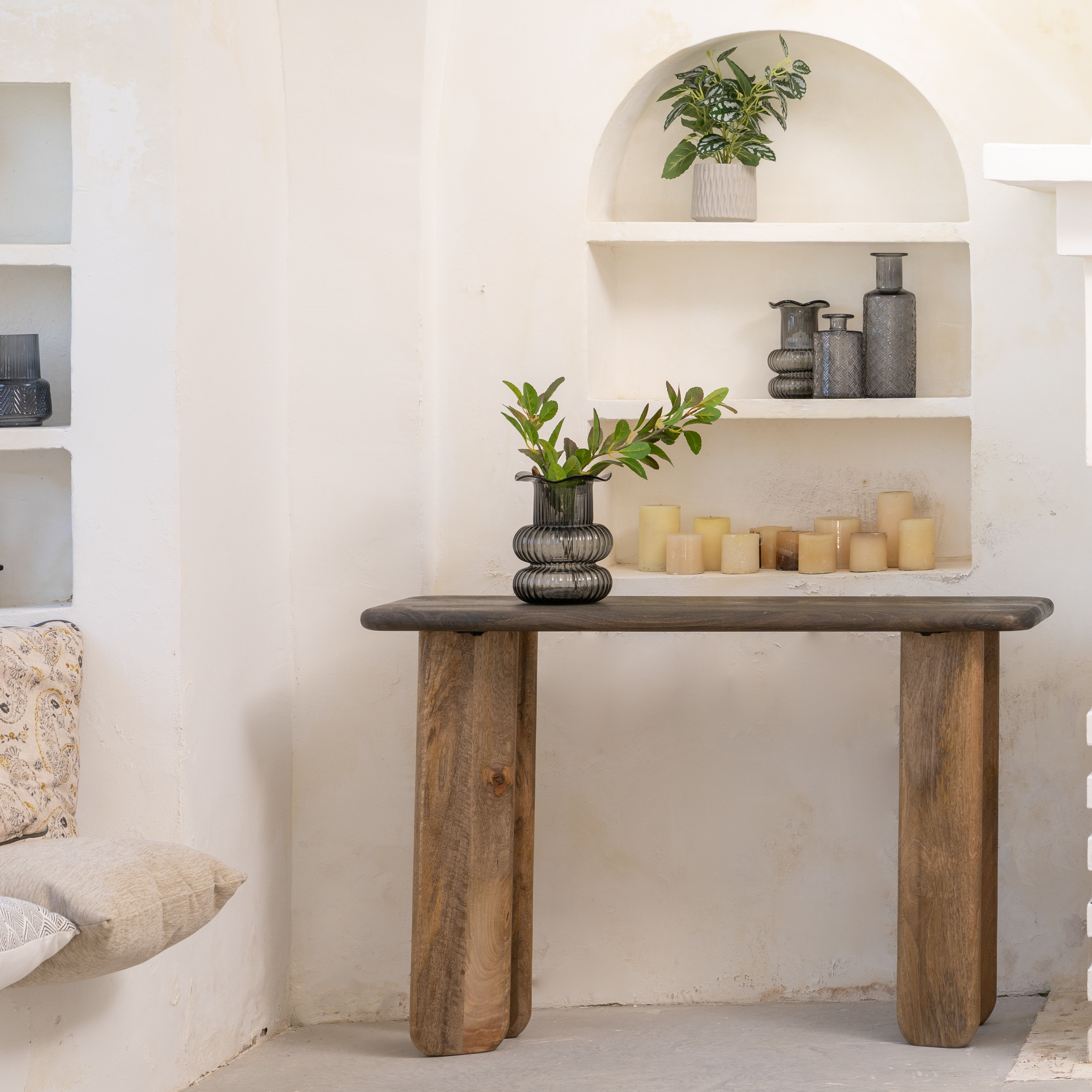 Union Rustic Centeio 115Cm Solid Wood Console Table | Wayfair.ie