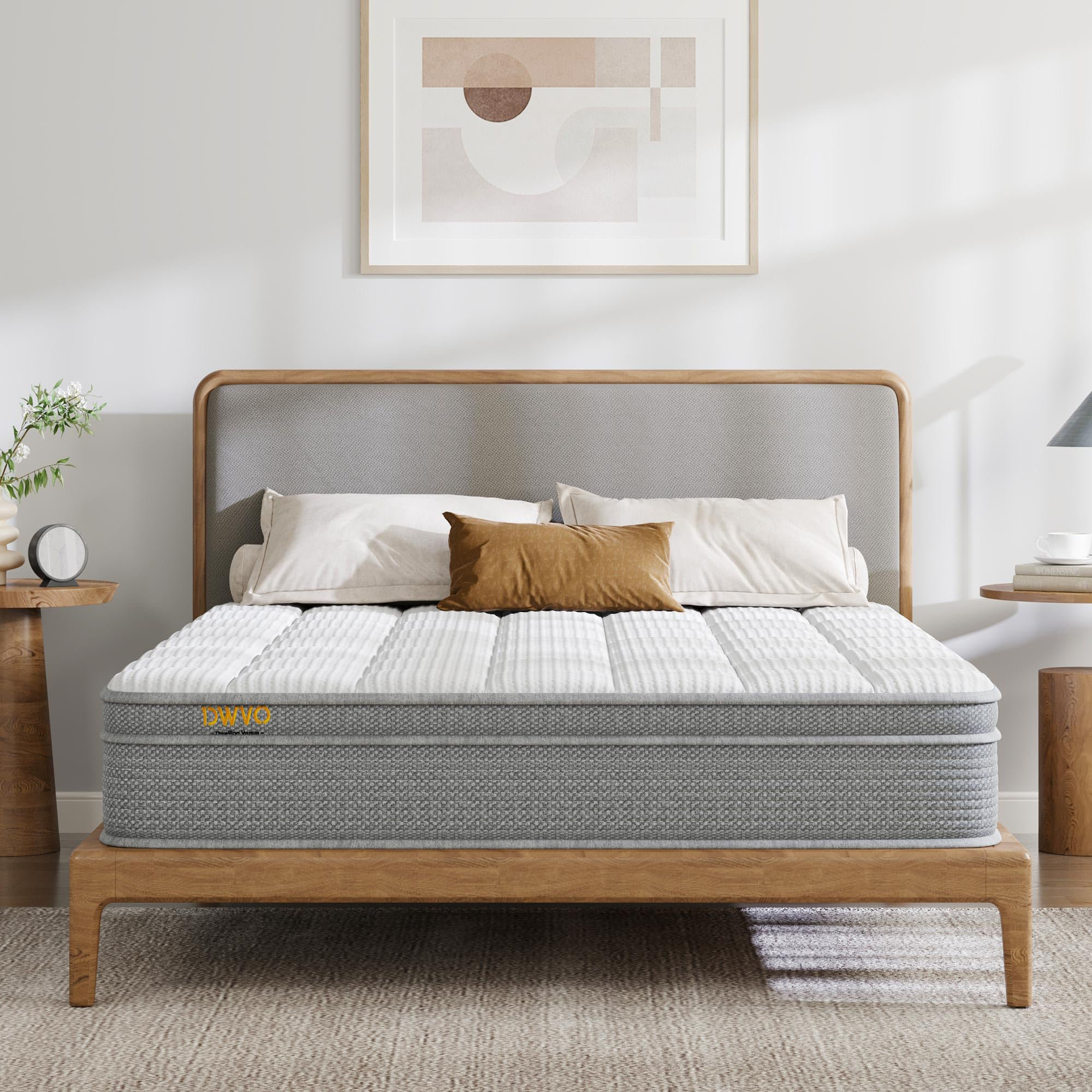 Tromay Hybrid Spring Mattress with Cooling-Gel Memory Foam | Wayfair