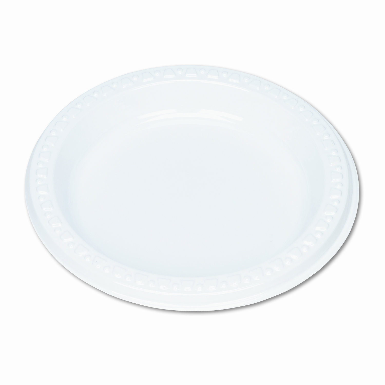 Tablemate Products Plastic Dinnerware / Plates, 6" Diameter, 125/Pack ...