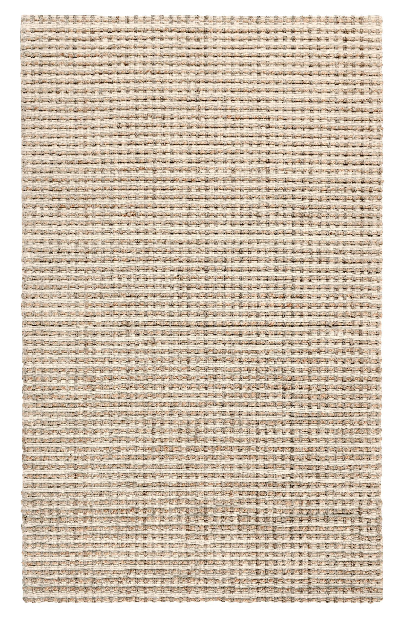 Villa by Classic Home Huntington 5'x8' Handwoven Jute Sustainable Ivory ...