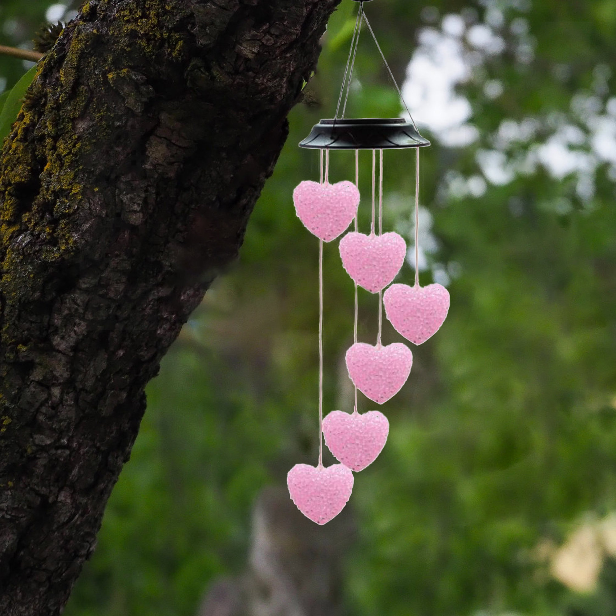 Arlmont & Co. Hudock Plastic Abstract Wind Chime | Wayfair