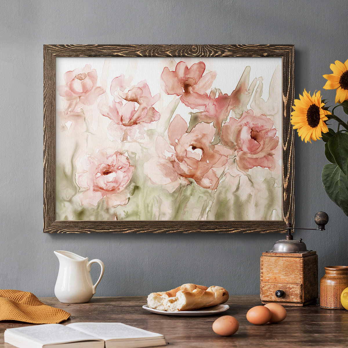 Winston Porter Springs Welcome Framed On Canvas Print | Wayfair
