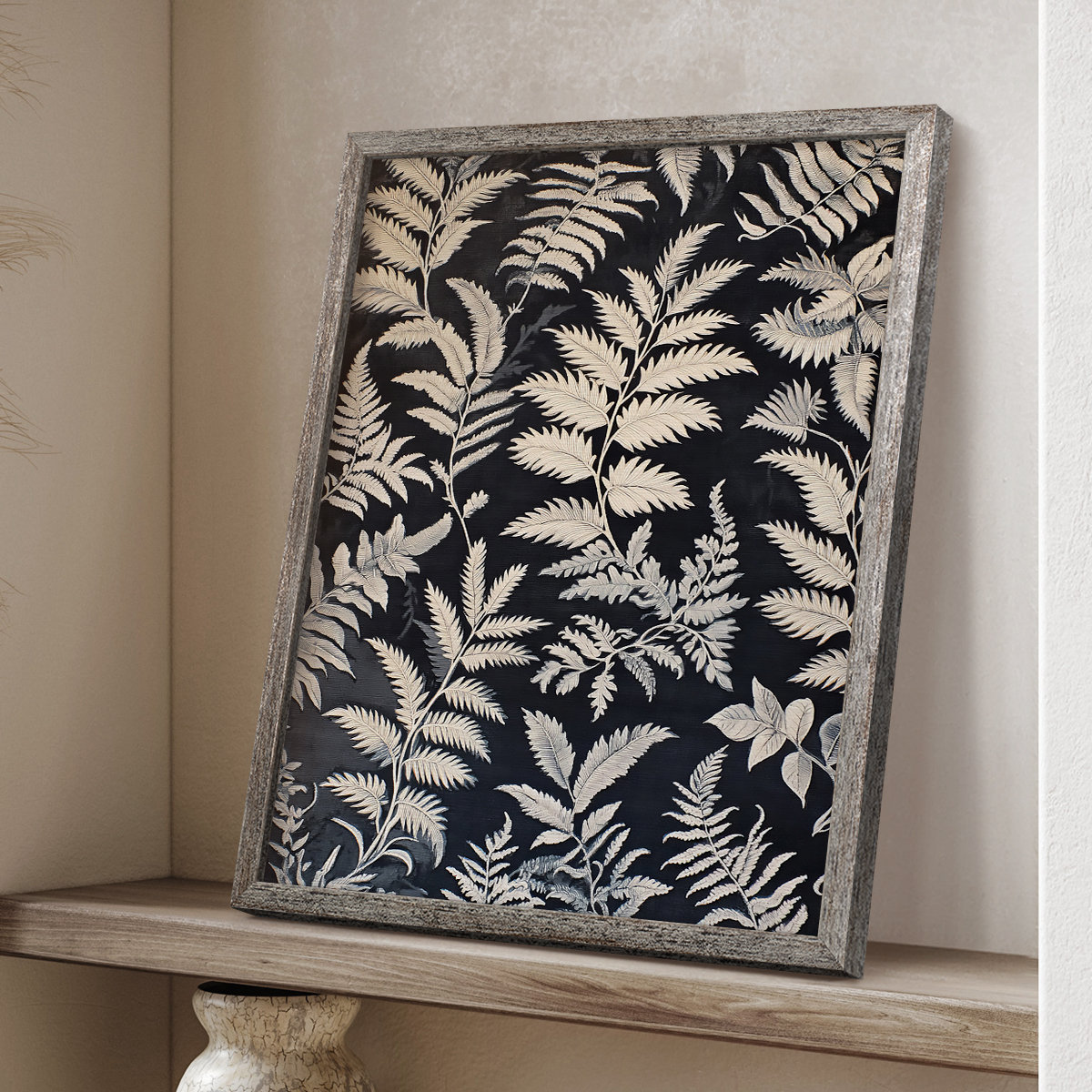 Lark Manor™ WM MORRIS Series DCCXCVIII Framed Print - Solid Wood | Wayfair