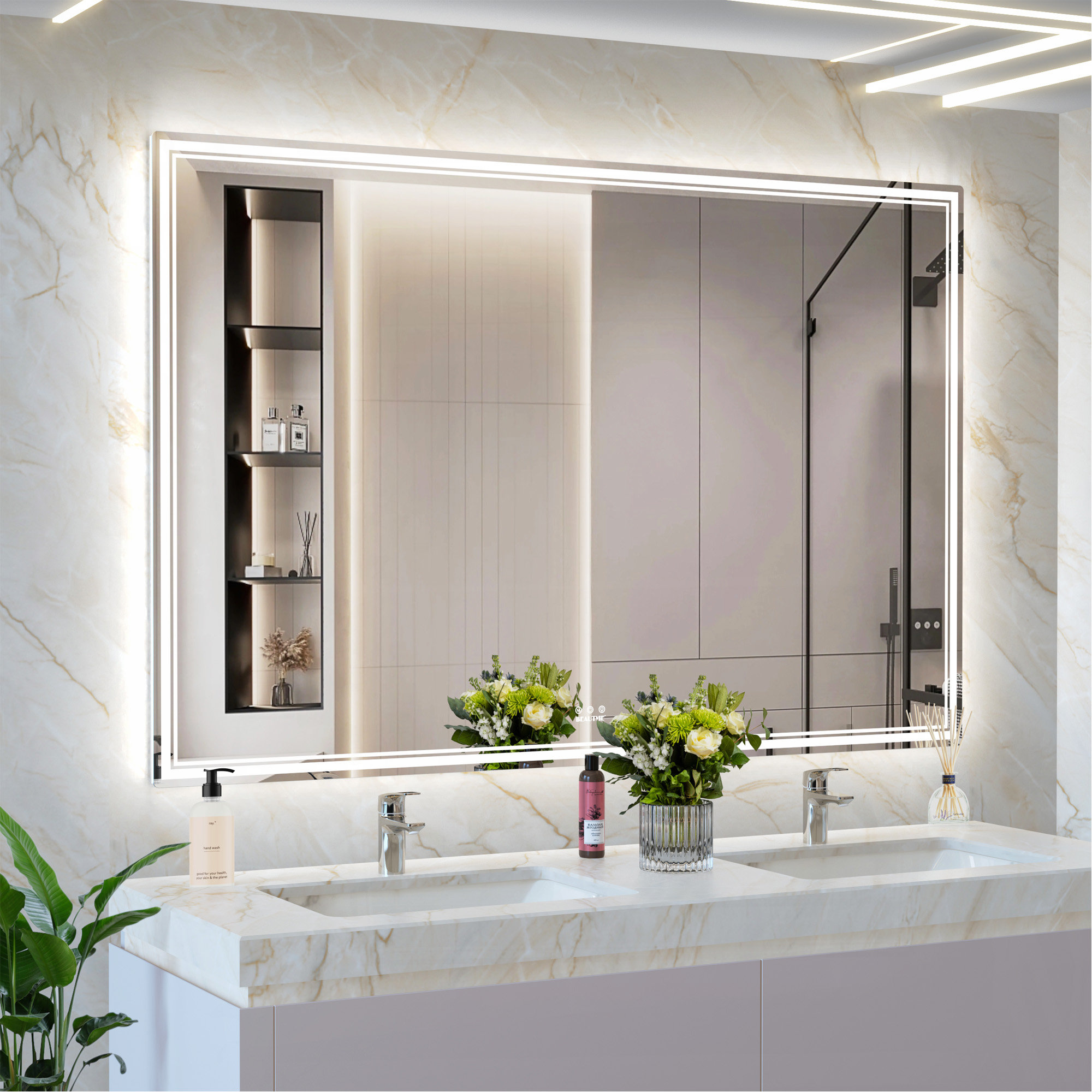 Ivy Bronx Innovative Bathroom Mirror With Smart Features And Premium ...