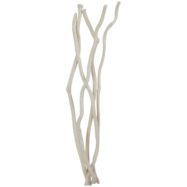 Primrue Wood Tall Sticks Dula Log Decor Natural Foliage & Reviews | Wayfair