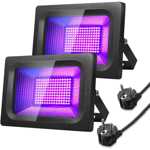 Symple Stuff 2 piece LED black light floodlight 30W black light IP66 ...
