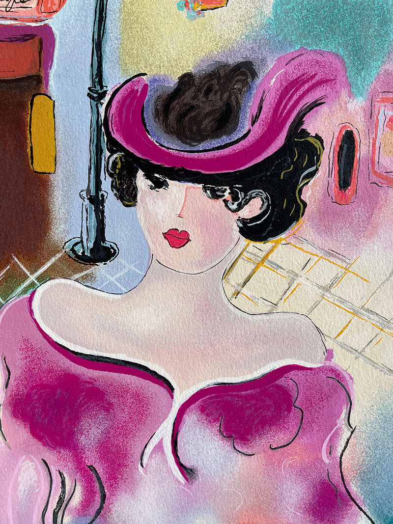 NIFAO Lily Framed by Zule Wall Art Canvas Painting Signed And Numbered ...