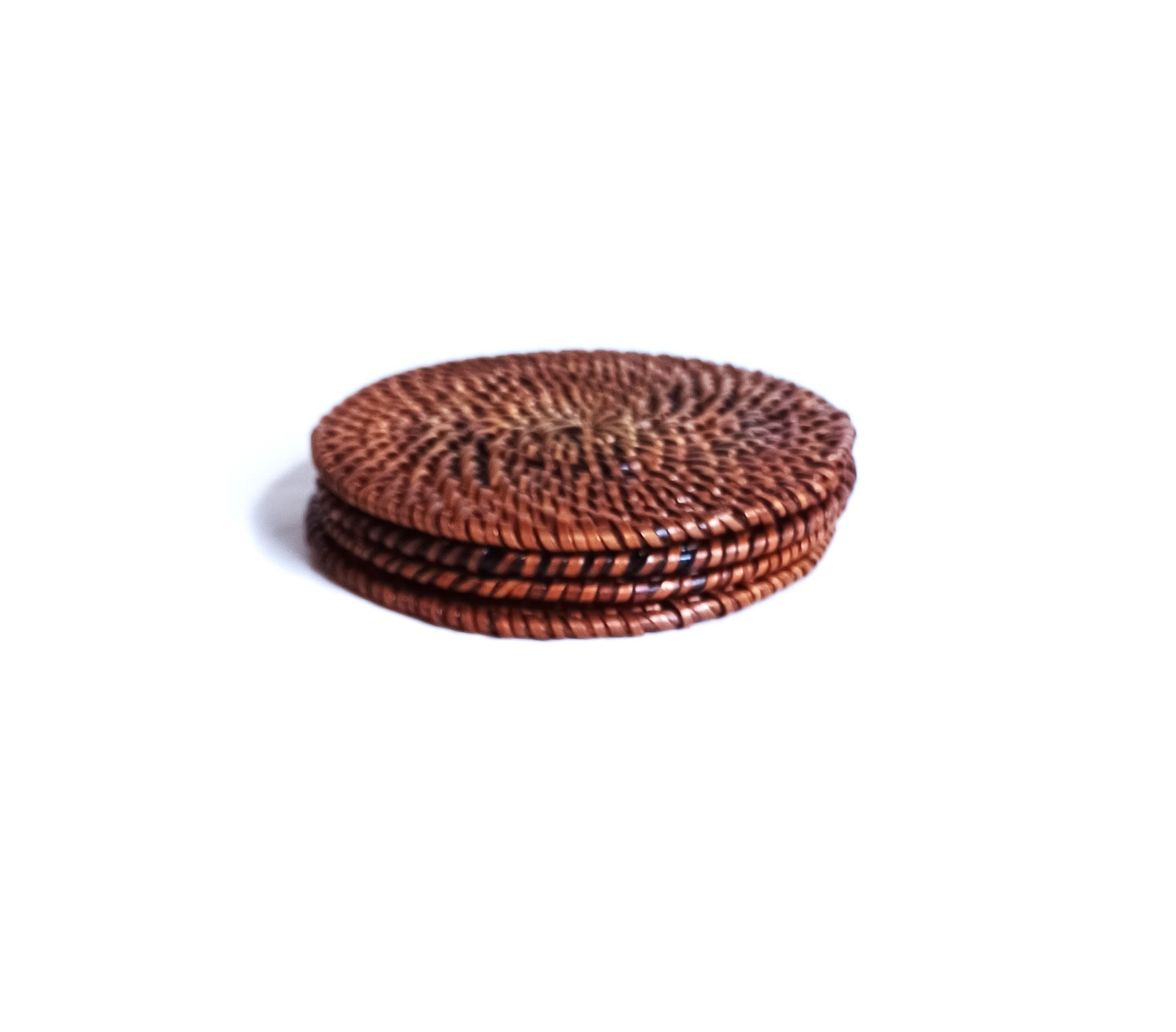 Bay Isle Home™ Round 4 Piece Coaster Set | Wayfair