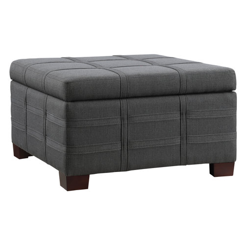 Latitude Run® Upholstered Storage Ottoman & Reviews | Wayfair