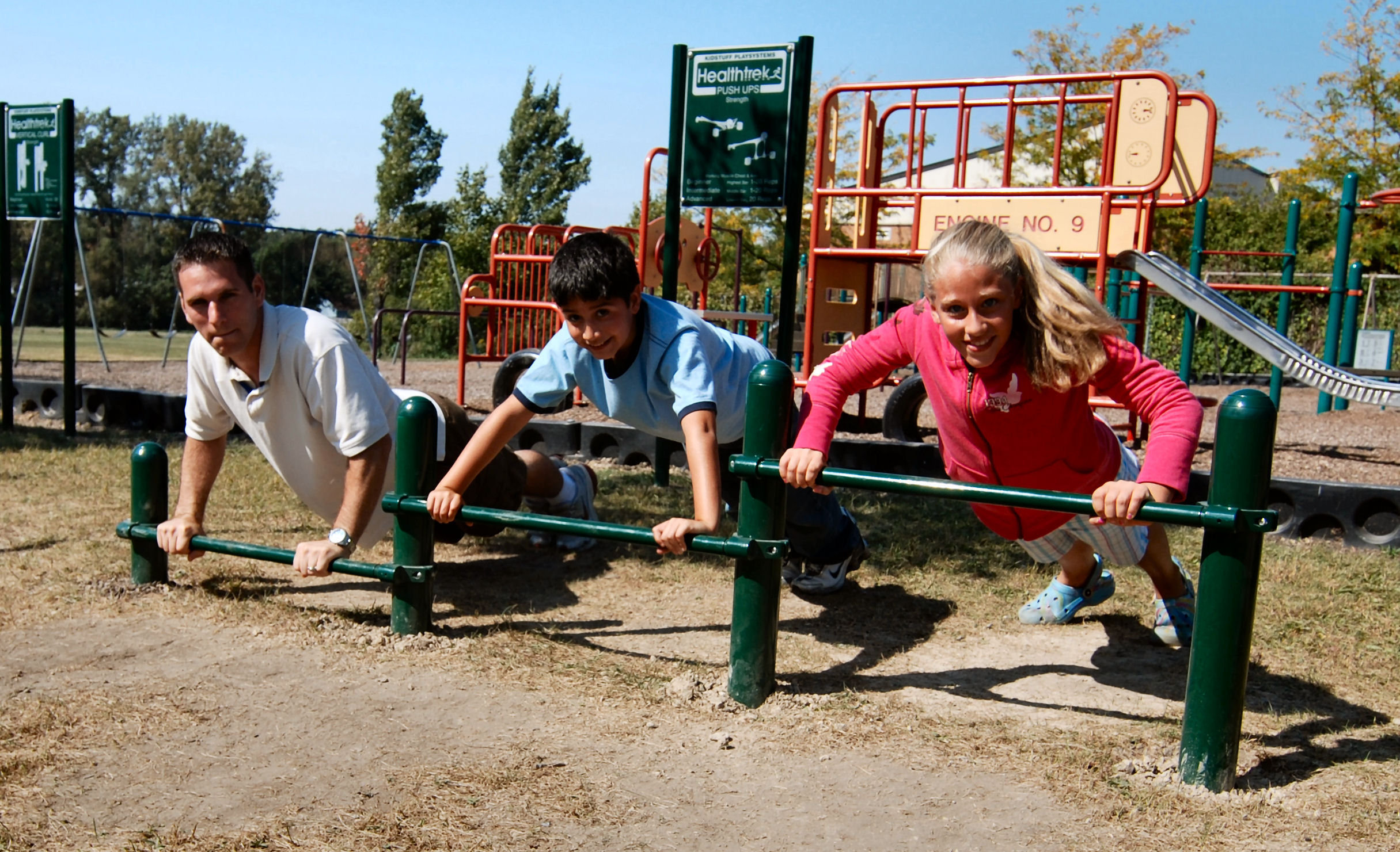 Kidstuff Playsystems, Inc. Push Up Bars and Sign | Wayfair