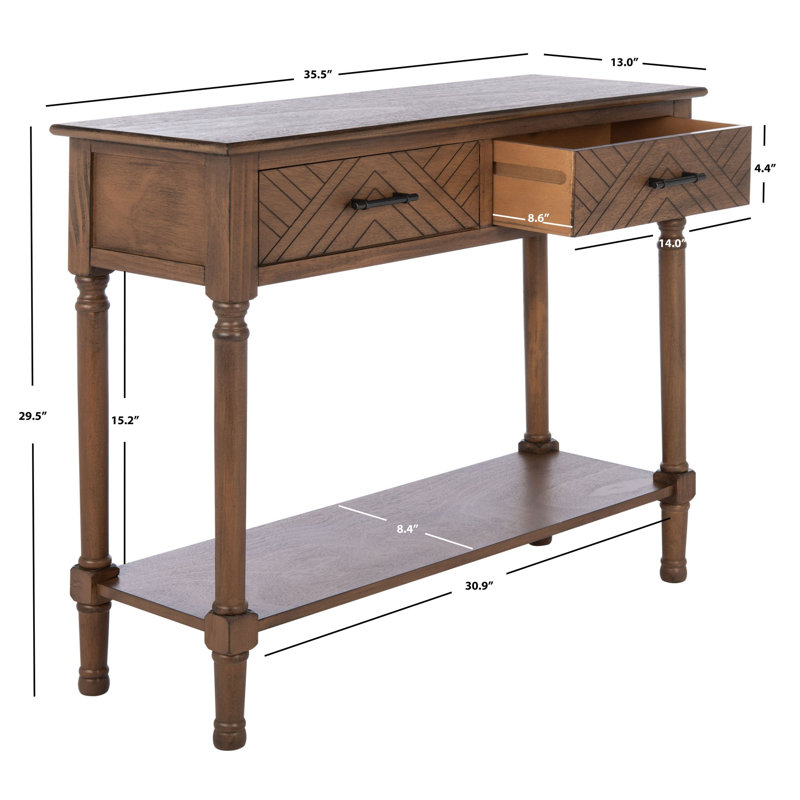 August Grove® Beton 35.5'' Console Table & Reviews | Wayfair