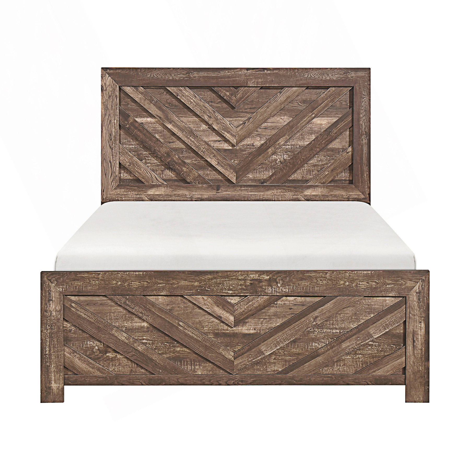 Ophelia & Co. Rustic Contemporary Queen Size Panel Bed | Wayfair