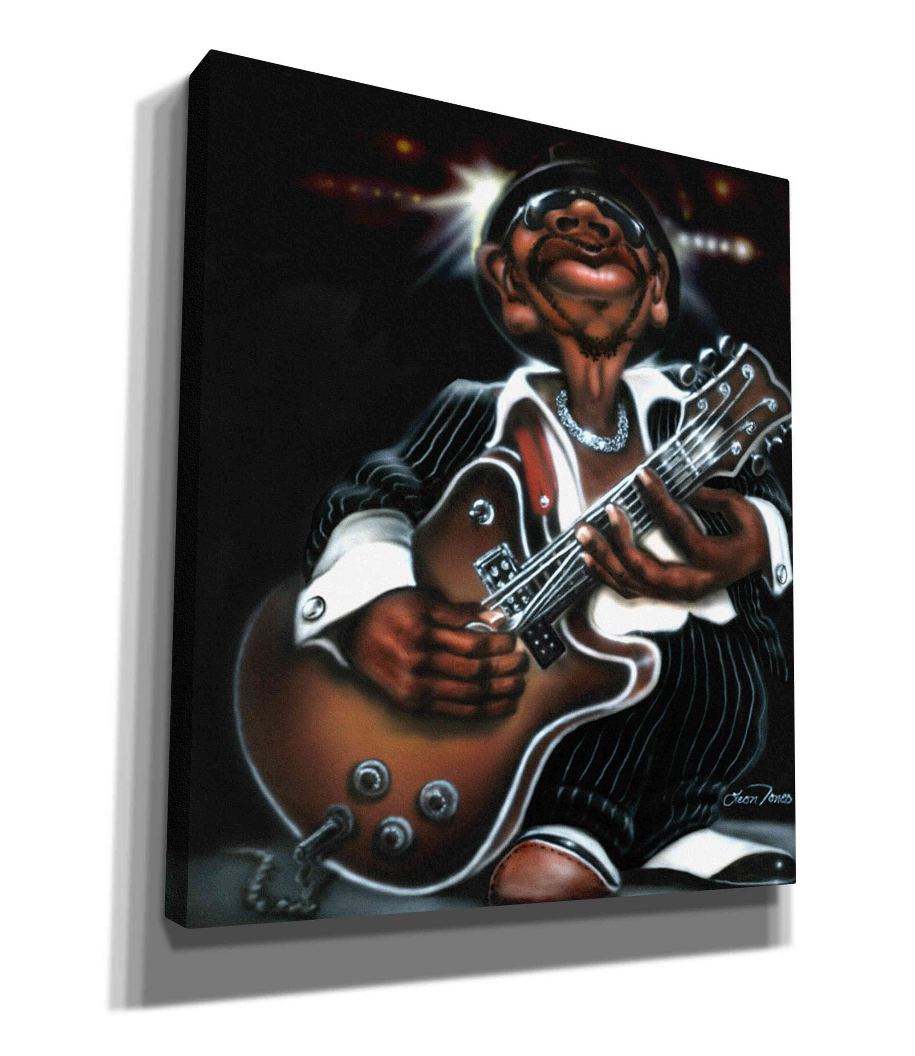 Winston Porter Jazzman Cool By Leonard Jones - Wrapped Canvas Graphic ...